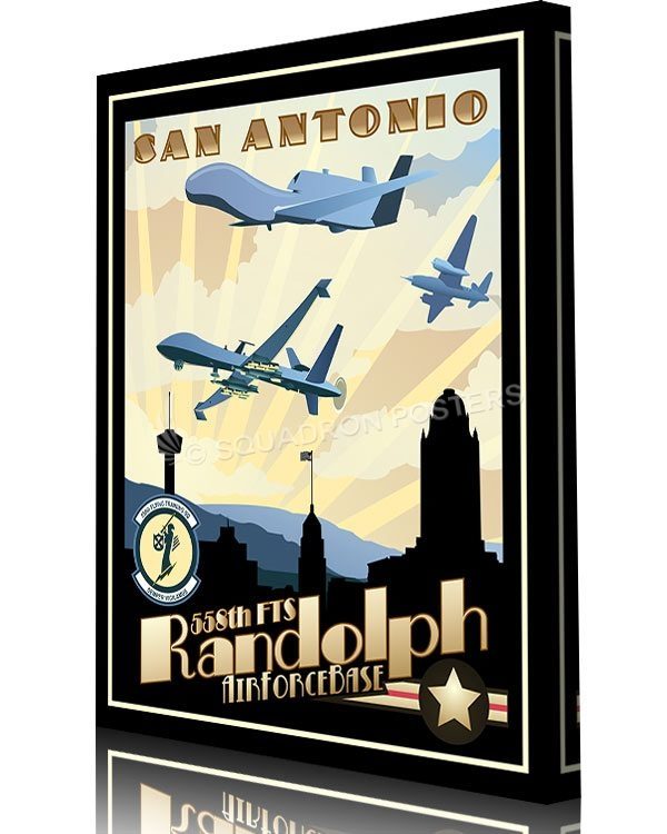 Randolph AFB 558th FTS RQ-4 MQ-9 - Squadron Posters