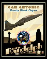 Randolph AFB T-38 435th FTS version 2 - Squadron Posters