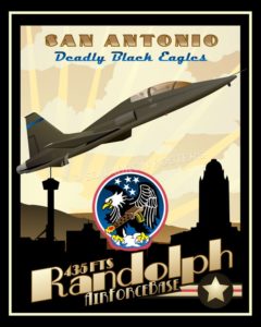 Randolph AFB T-38 435th FTS version 2 - Squadron Posters