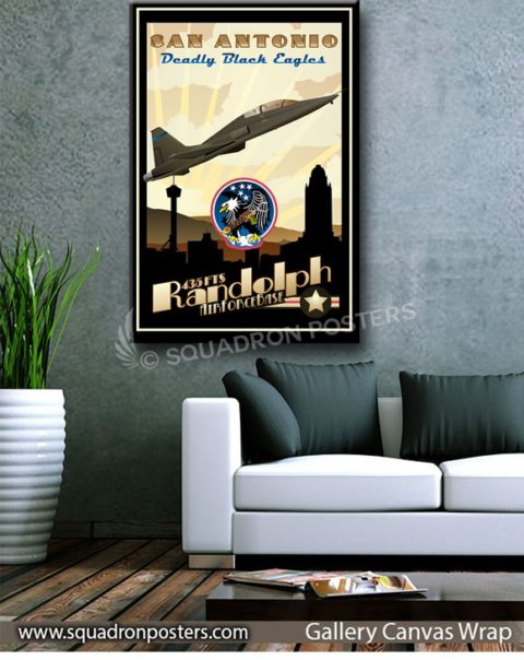 Randolph AFB T-38 435th FTS version 2 - Squadron Posters