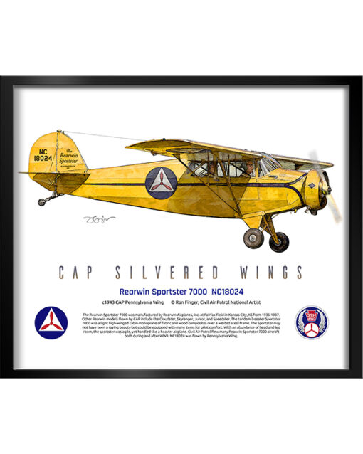 Rearwin Sportster 7000 NC18024 - Squadron Posters