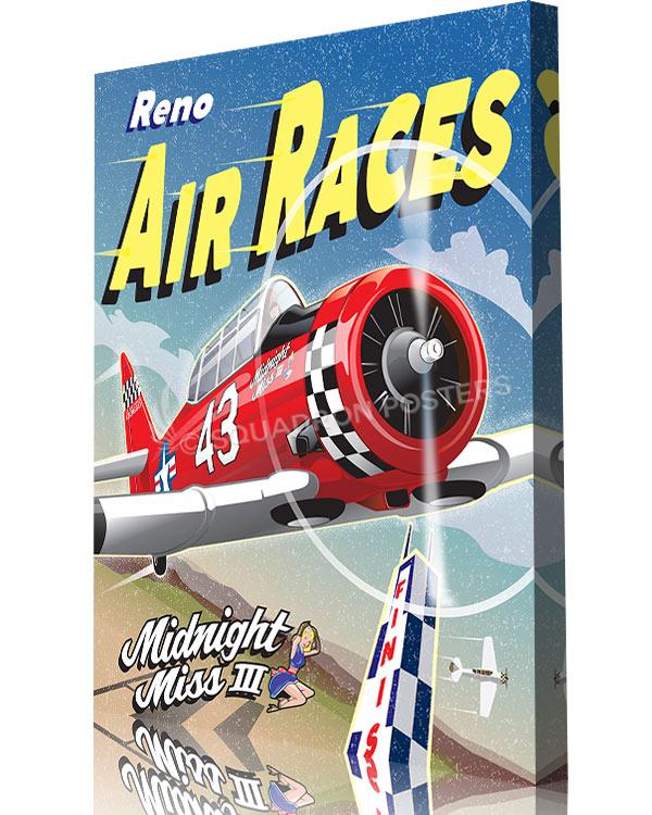 Reno Air Races Midnight Miss III Art - Squadron Posters
