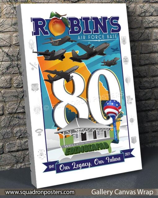 Robins AFB 80th Anniversary - Squadron Posters