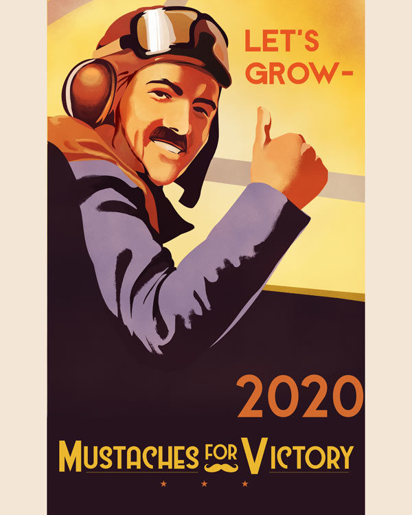 2020 Mustache March Championship - Squadron Posters