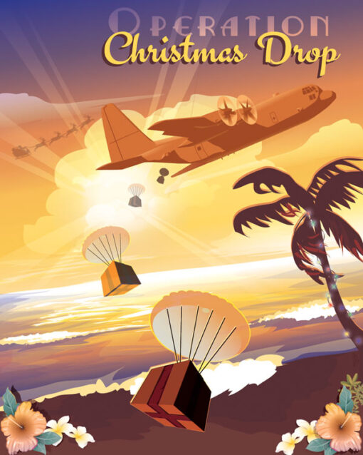 Operation Christmas Drop 36th Airlift Squadron - Squadron Posters