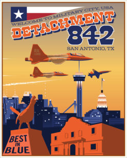 Detachment 842 San Antonio Texas T-38 - Squadron Posters