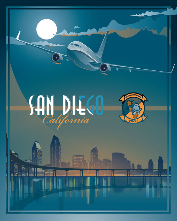 VR-57 NAS North Island - Squadron Posters