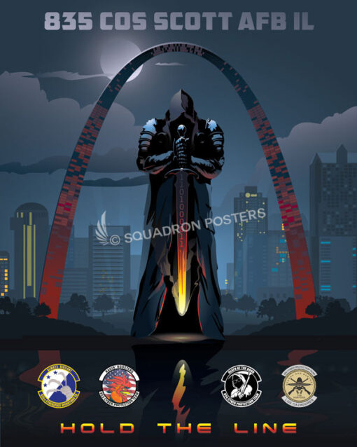 Scott AFB 835th COS - Squadron Posters