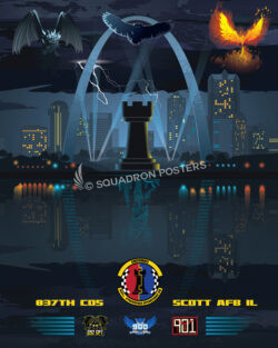 Scott AFB 837th Cyberspace Operations Squadron - Squadron Posters