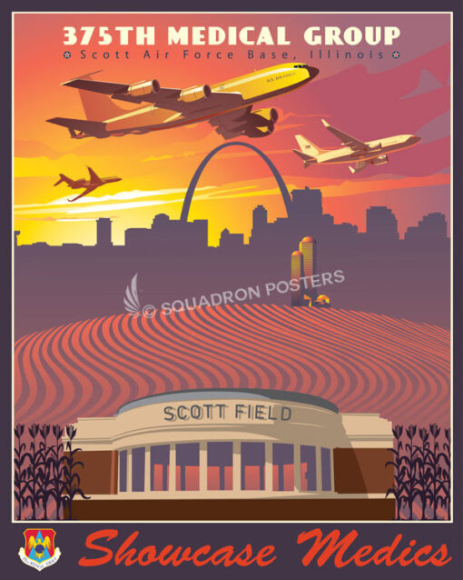 Scott AFB 375th Medical Group - Squadron Posters