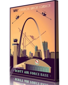 Scott AFB C-21 375th OSS - Squadron Posters