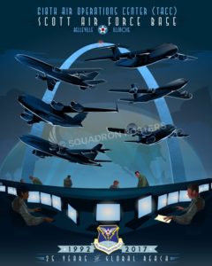 Scott AFB 618th Air Operations Center (TACC) - Squadron Posters