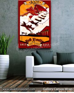 107th Fighter Squadron 100th Anniversary Art