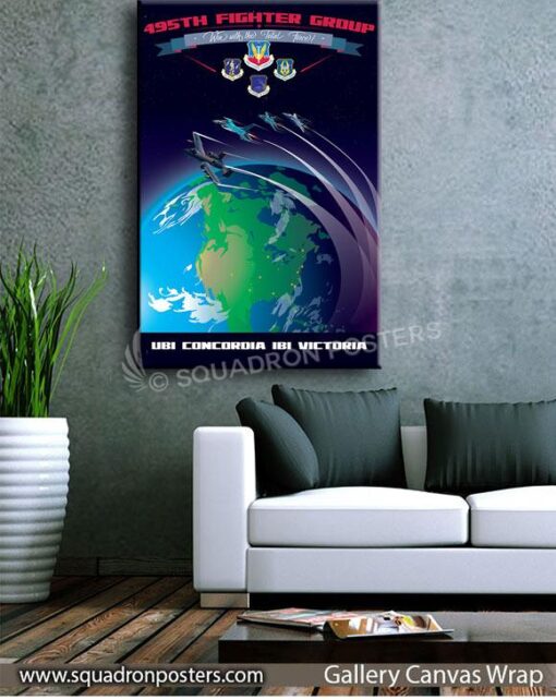 Shaw AFB 495th FG - Squadron Posters