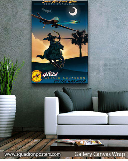 Shaw AFB 482d Attack Squadron - Squadron Posters