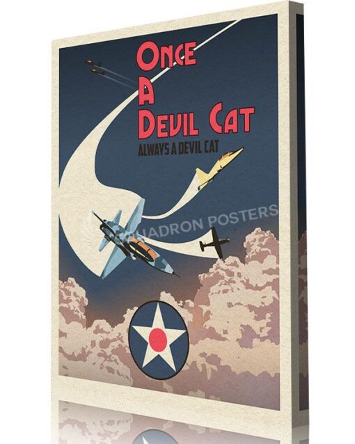 Sheppard AFB 97th Devil Cats Vintage - Squadron Posters