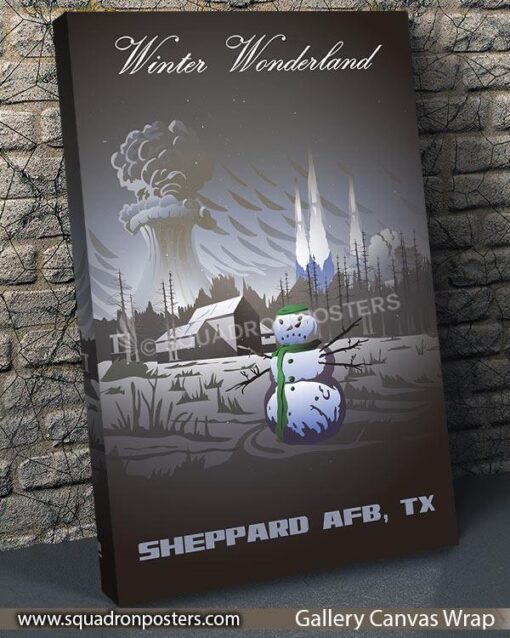 Sheppard AFB Winter Wonderland - Squadron Posters