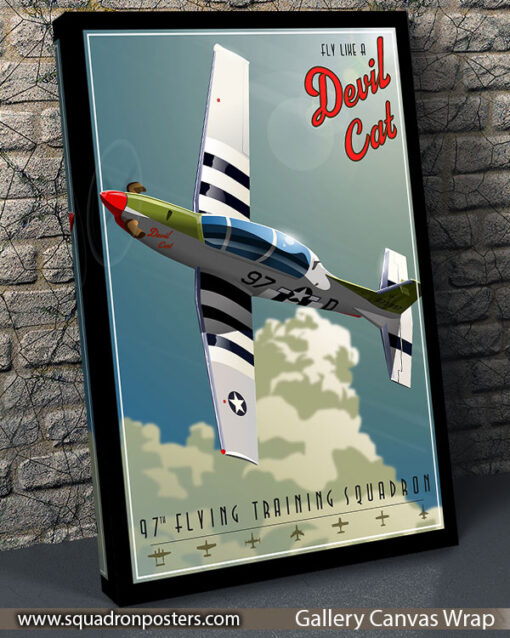 Sheppard AFB 97th FTS Devil Cats - Squadron Posters