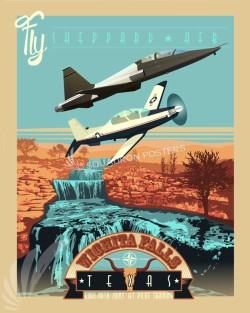 Sheppard AFB T-6 and T-38 - Squadron Posters