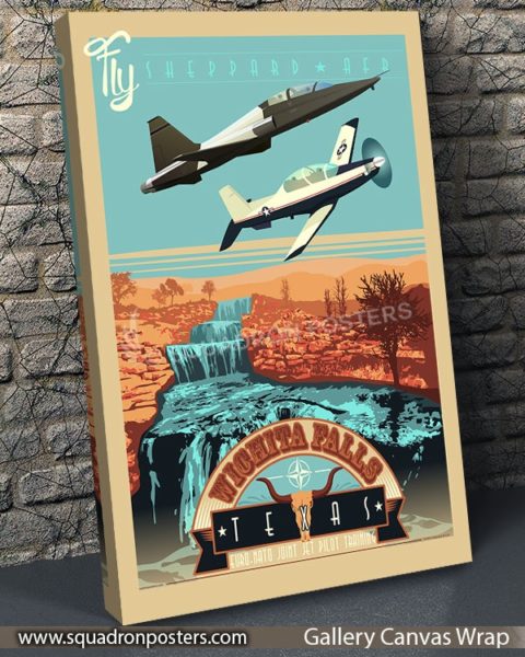 Sheppard AFB T-6 and T-38 - Squadron Posters
