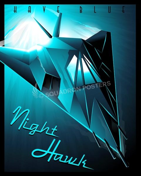 F-117 Nighthawk Shock Wave - Squadron Posters