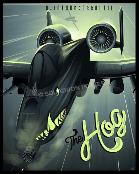 A-10 Warthog - Squadron Posters