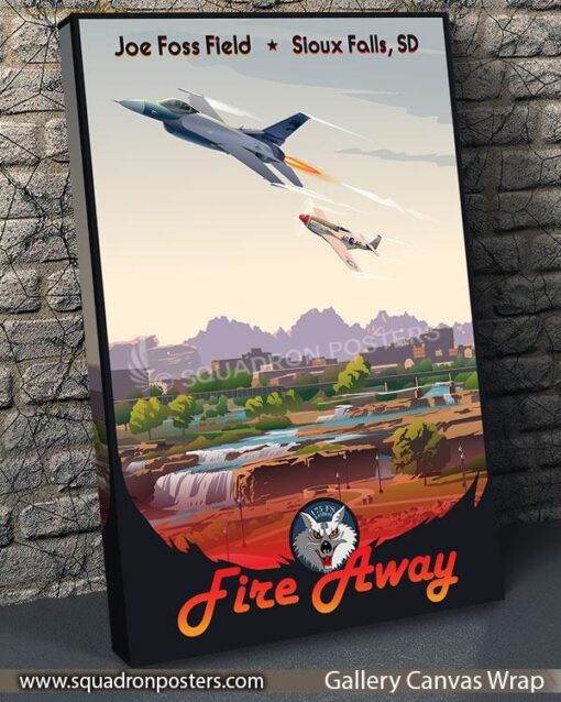 Sioux Falls South Dakota ANG 175th FS - Squadron Posters