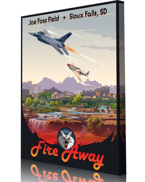 Sioux Falls South Dakota ANG 175th FS - Squadron Posters