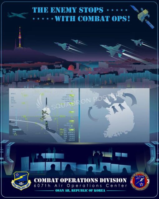 South Korea 607th AOC COD - Squadron Posters