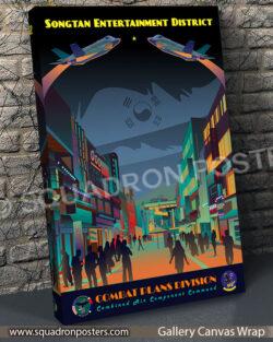 Osan AB South Korea Songtan CPD 607 AOC - Squadron Posters