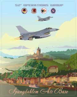 Spangdahlem AB 52d Operations Group - Squadron Posters