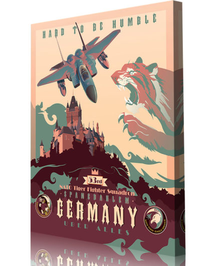 Spangdahlem AB 53rd Fighter Squadron F-15 - Squadron Posters