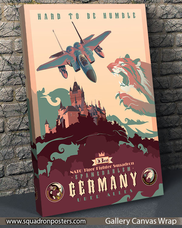 Spangdahlem AB 53rd Fighter Squadron F-15 - Squadron Posters
