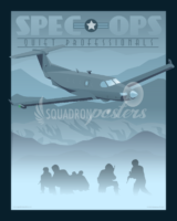 Spec Ops U-28 aircraft poster - Squadron Posters