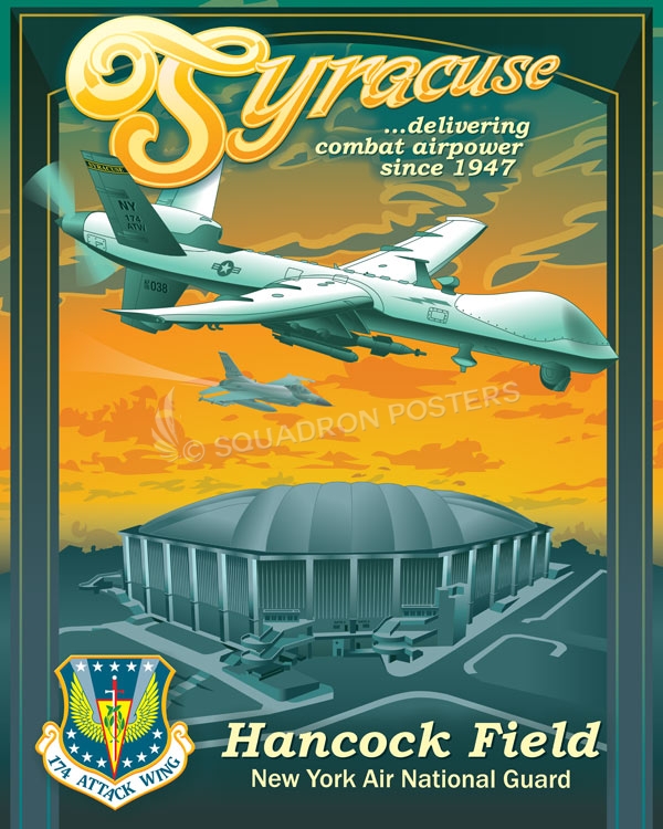Hancock Field Air National Guard Base Archives - Squadron Posters