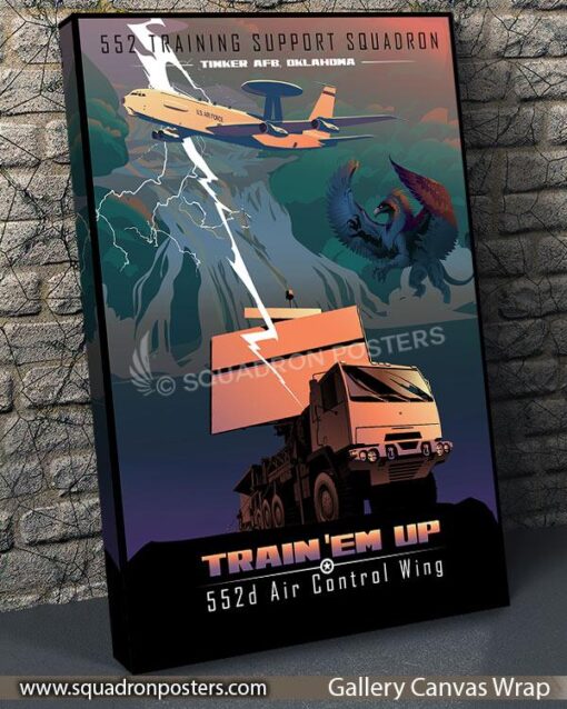 Tinker AFB 552d TRSS - Squadron Posters