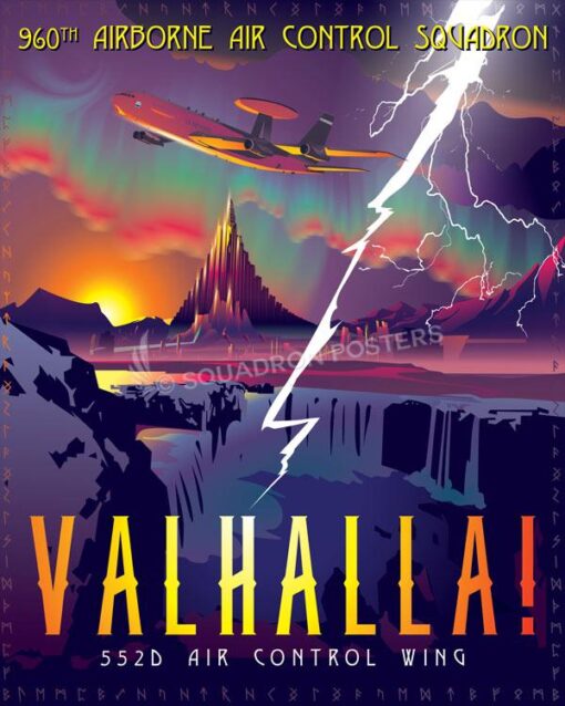 Tinker AFB E-3 960th AACS - Squadron Posters