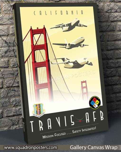 Travis AFB 60th AMW Safety Office - Squadron Posters