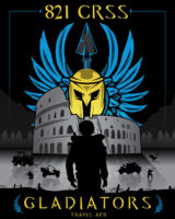 Travis AFB Gladiators 821 CRSS - Squadron Posters