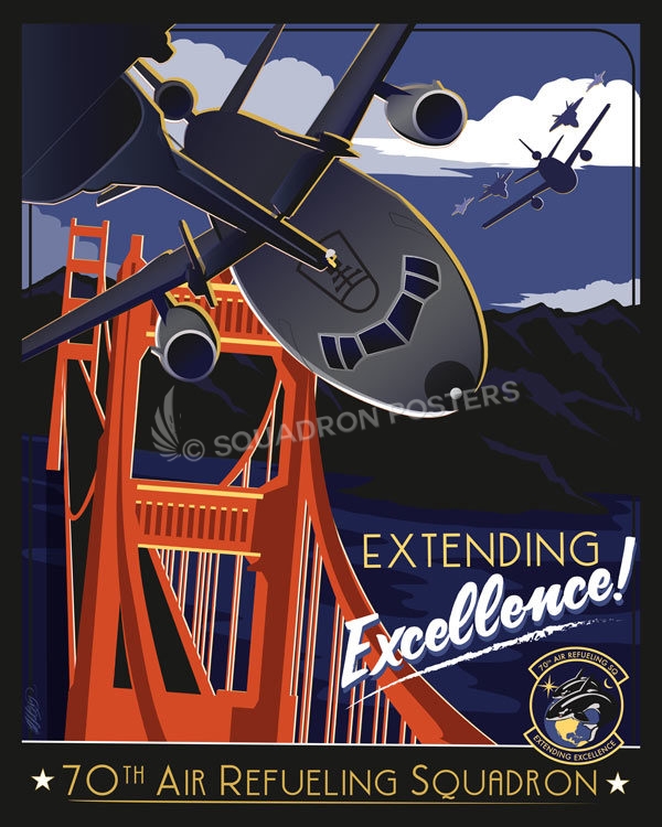 Travis AFB 70th ARS KC-10 - Squadron Posters