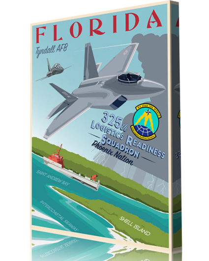 Tyndall AFB 325th LRS F-22 - Squadron Posters