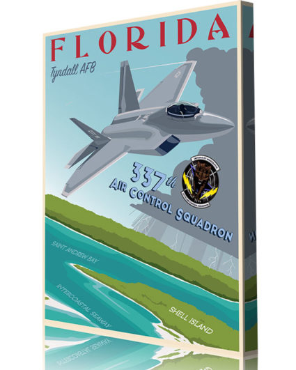 Tyndall AFB 337th ACS F-22 - Squadron Posters