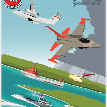 Tyndall AFB 337th ACS F-22 - Squadron Posters