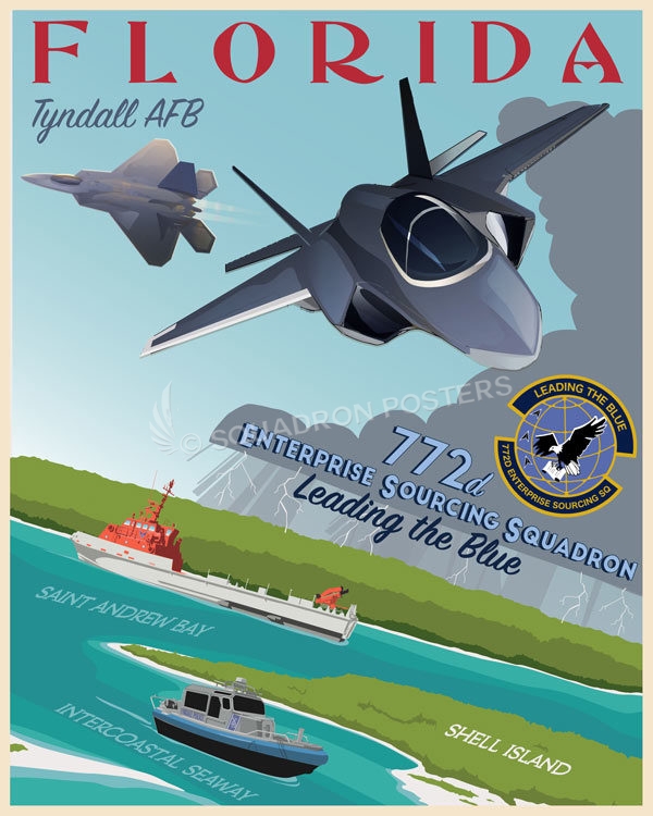 Tyndall AFB 772d ESS - Squadron Posters