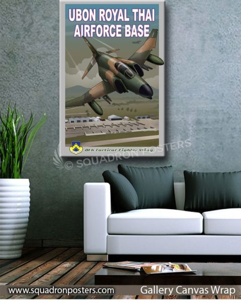 Ubon RTAFB 8th Tactical Fighter Wing F-4 Phantom - Squadron Posters