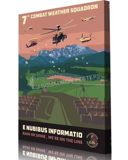 US Army Garrison Wiesbaden Germany 7th CWS - Squadron Posters
