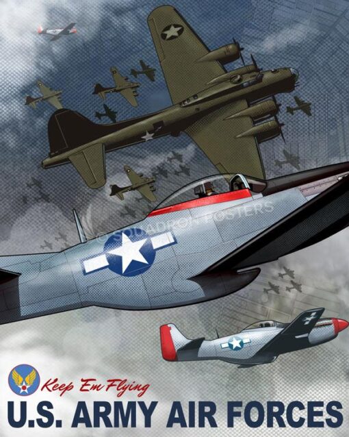 U.S. Army Air Forces (USAAF) - Squadron Posters