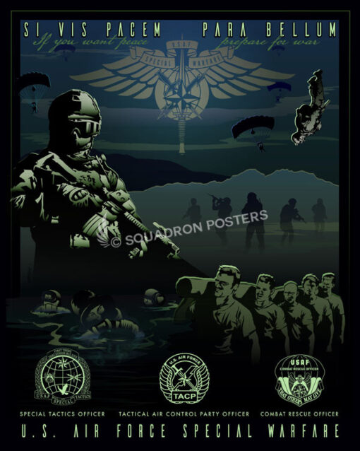 USAF Special Warfare: Officer Edition - Squadron Posters