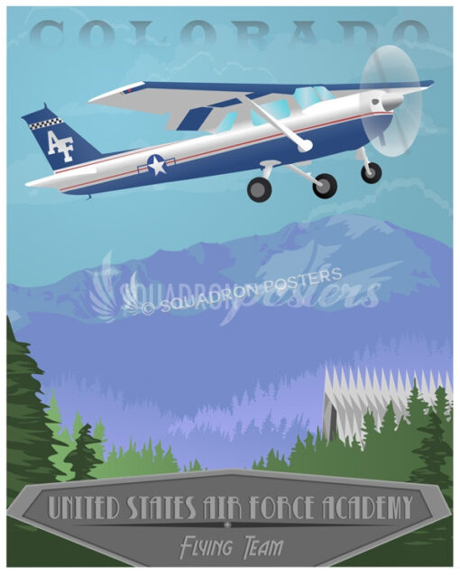 USAFA Flying Team Cessna 150 - Squadron Posters