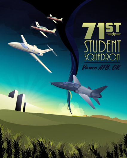 Vance AFB 71st Student Squadron - Squadron Posters